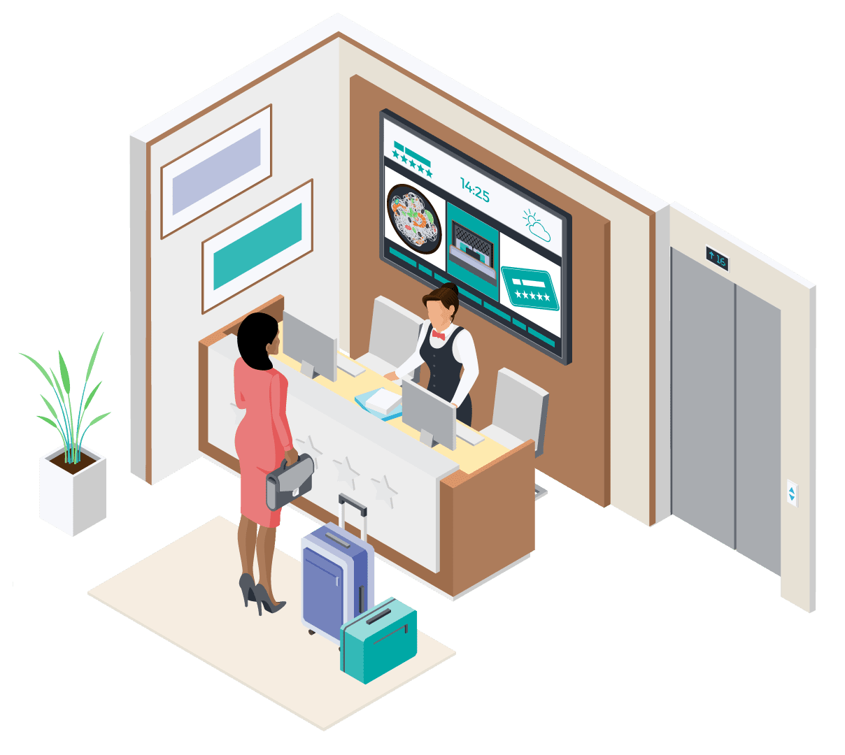 The growing role of digital signage in customer service