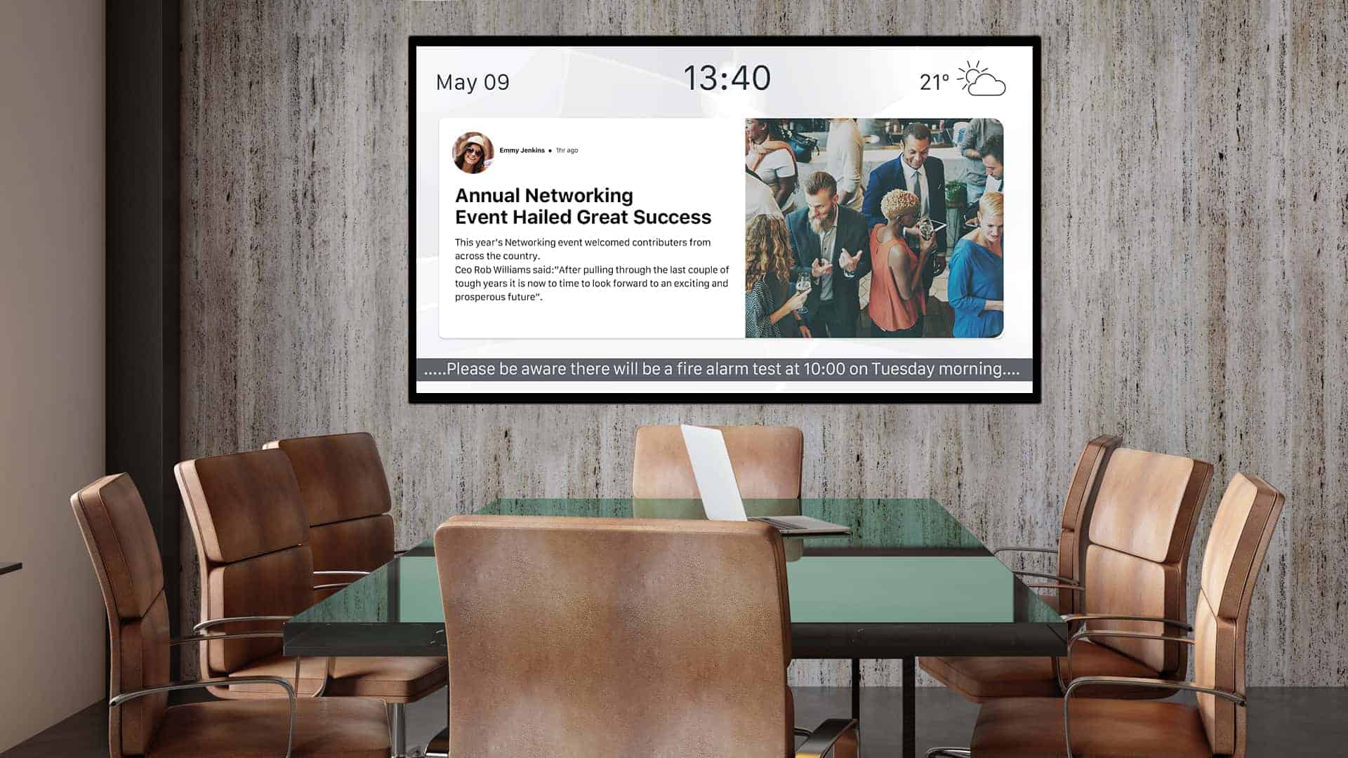 Council members can improve collaboration with Digital Signage