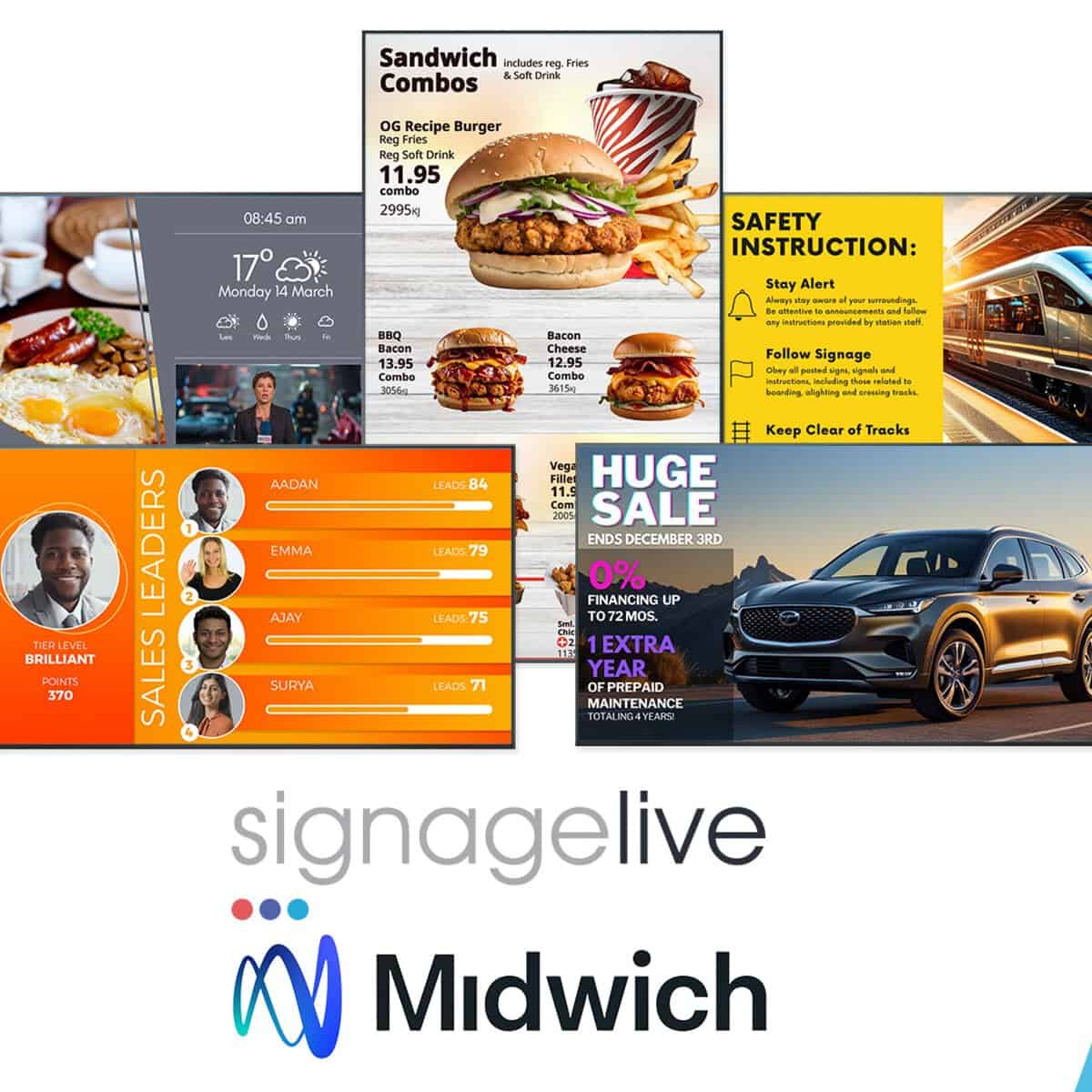 Midwich APAC Partners with Signagelive to deliver digital signage